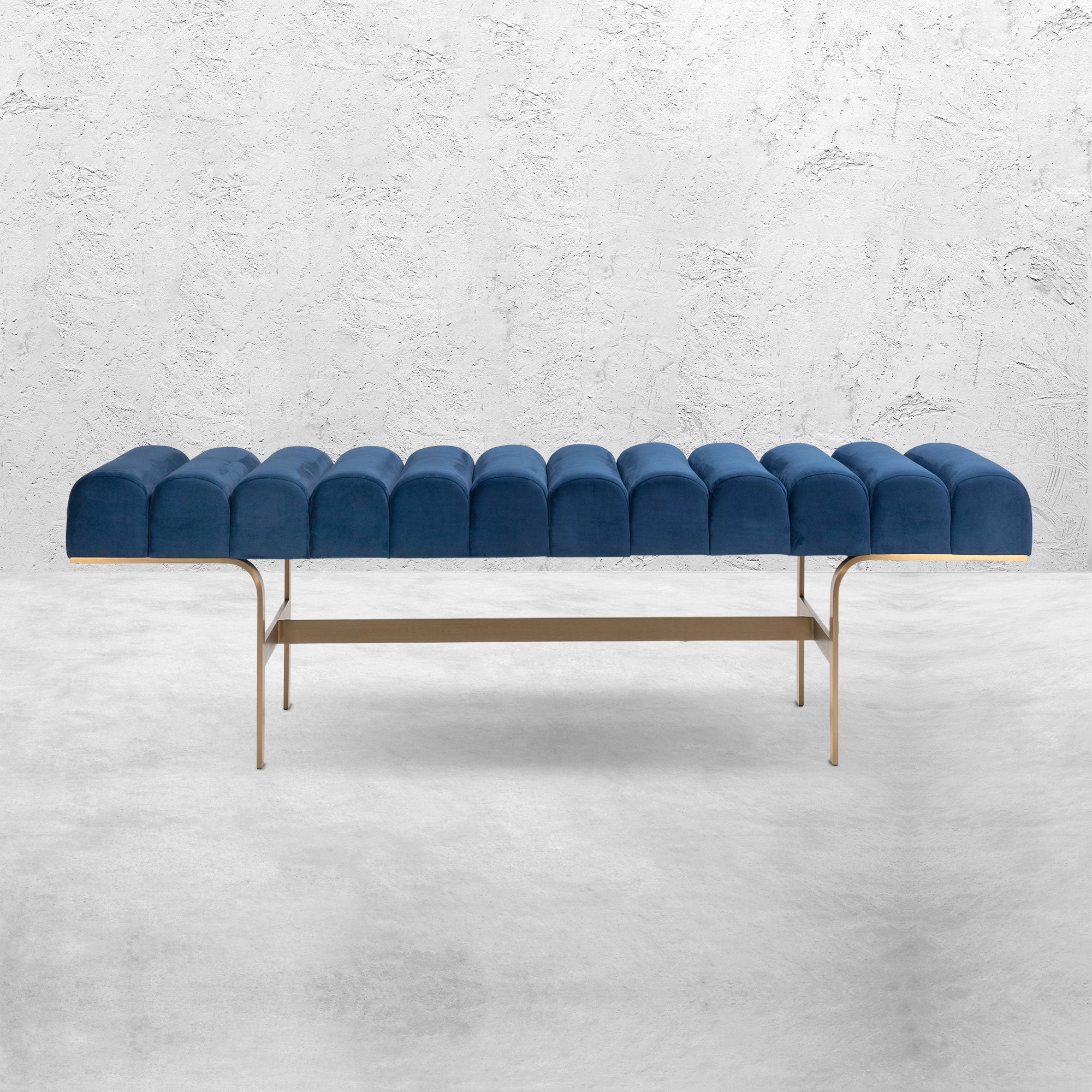 Tropical Cooler Bench in Velvet – Tom Collins Home